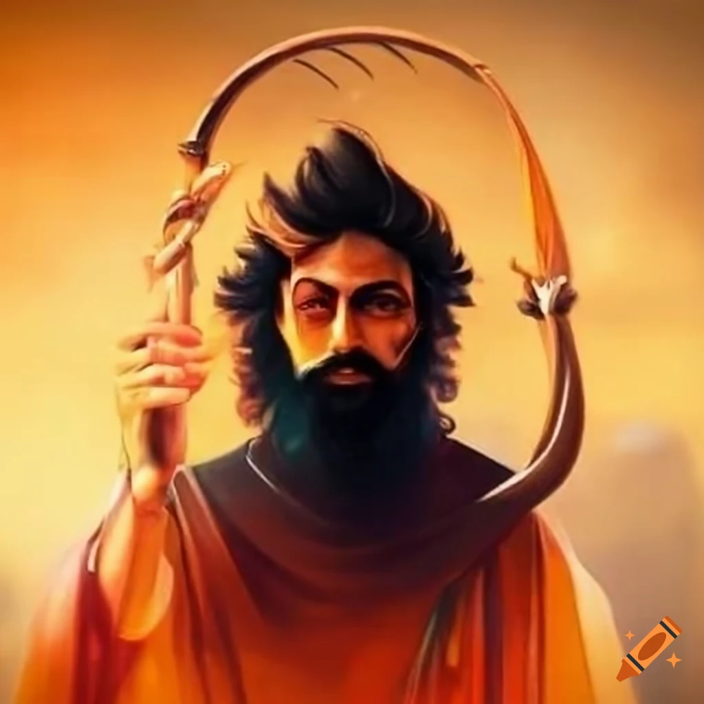 Portrait of sayed eraj azad on Craiyon