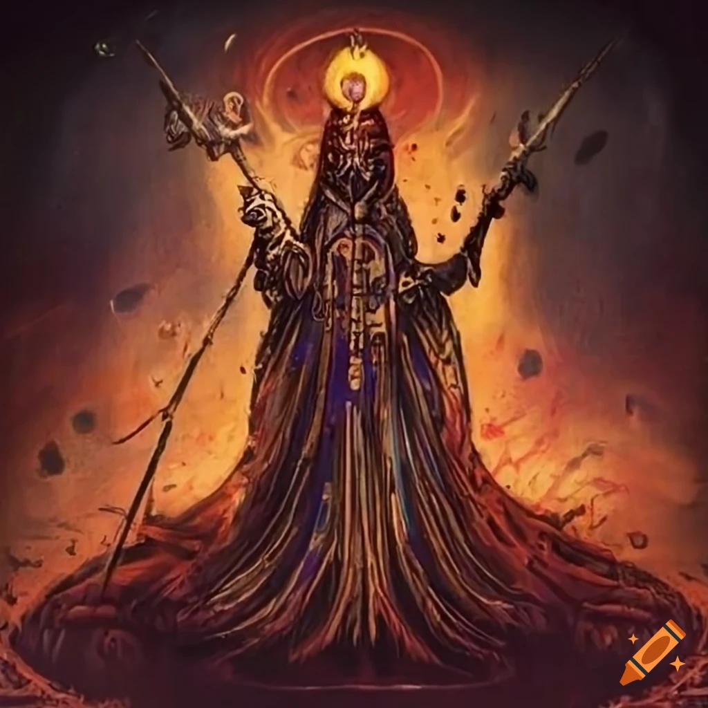 Image of tarot cards: Three of Cups and Six of Wands on Craiyon