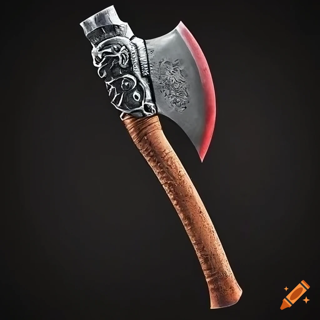 Image of a magic steel axe