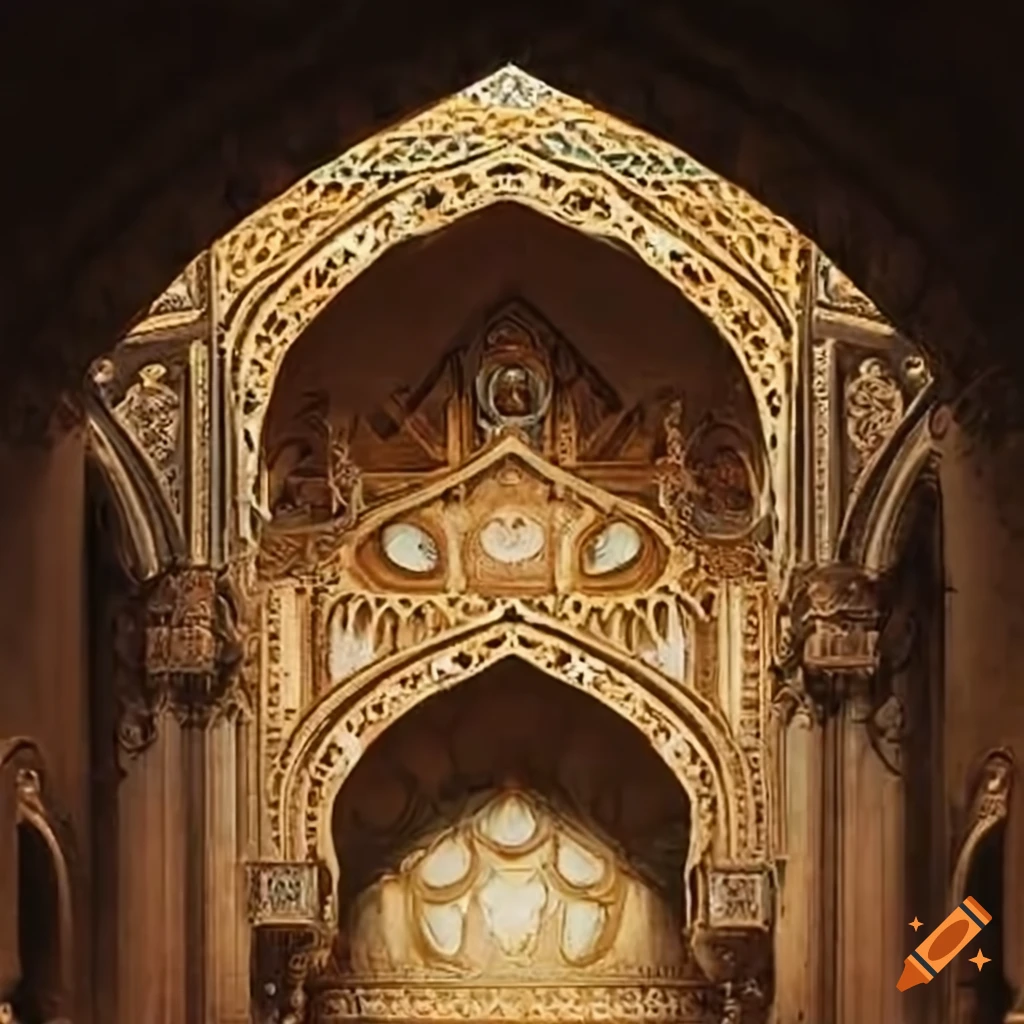 Fascinating vision of art combining baroque and neoclassical styles on ...
