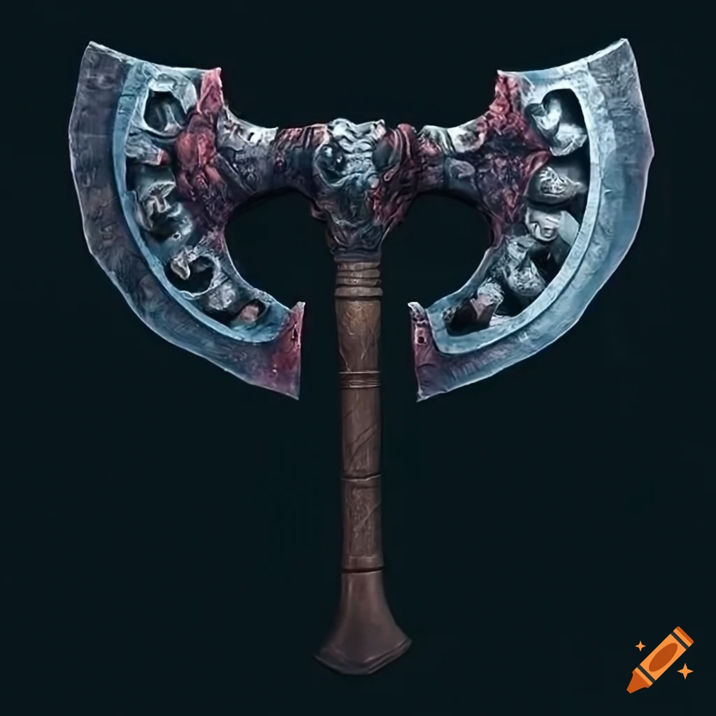 Image of a battle axe on Craiyon