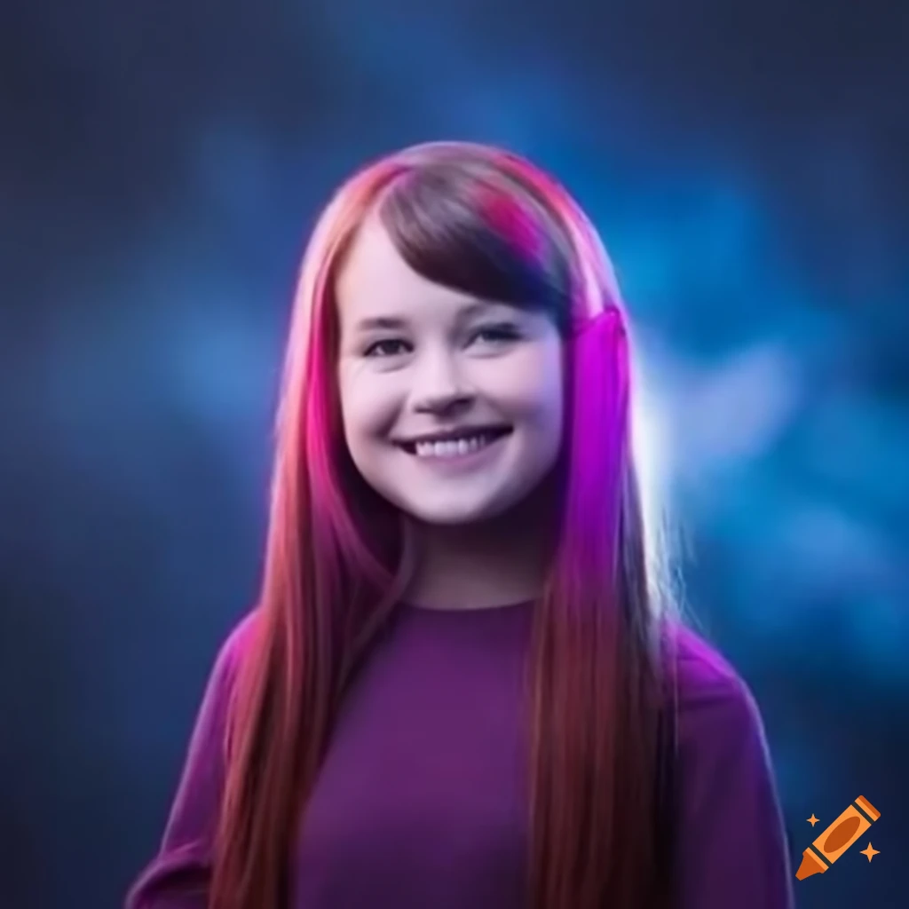 Realistic Image Of Mabel Pines From Animated Series On Craiyon