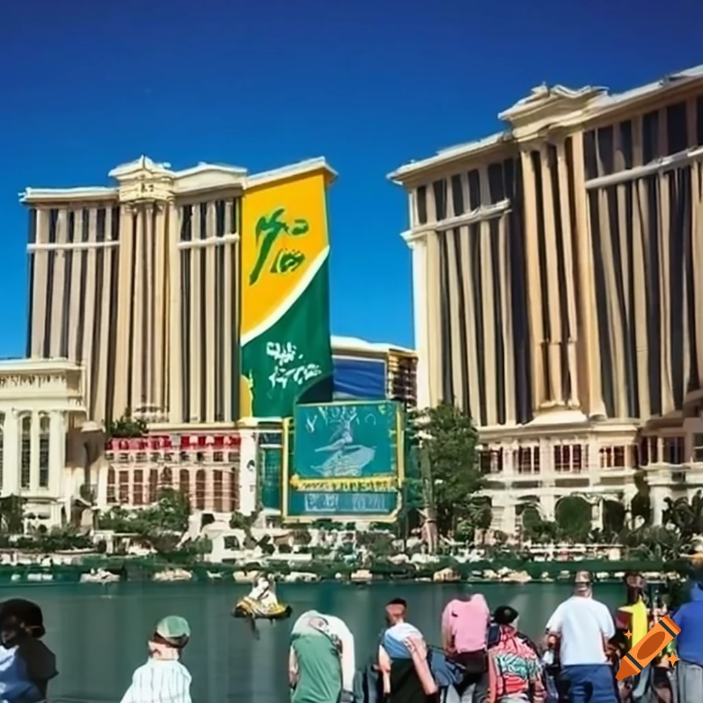 Banner of Oakland Athletics at Caesars Palace on Craiyon