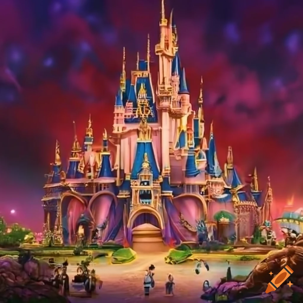 Enchanting disney park theme design on Craiyon