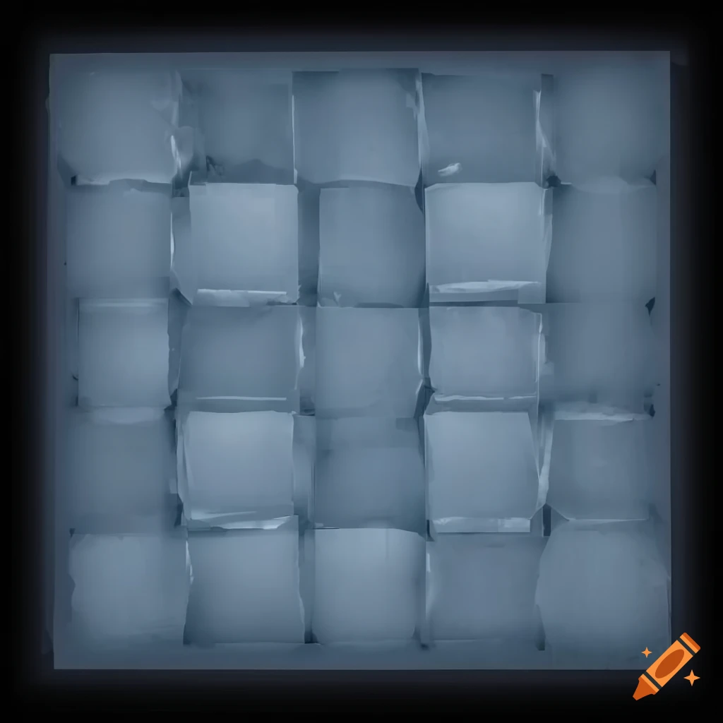 Abstract ice wall in a 2D game on Craiyon