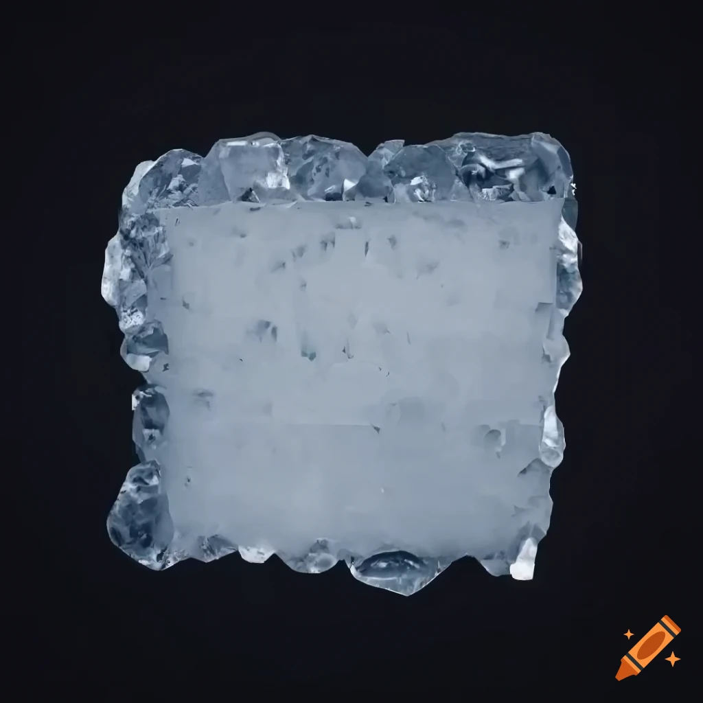 2d wall made of ice blocks in a metroid-like game on Craiyon