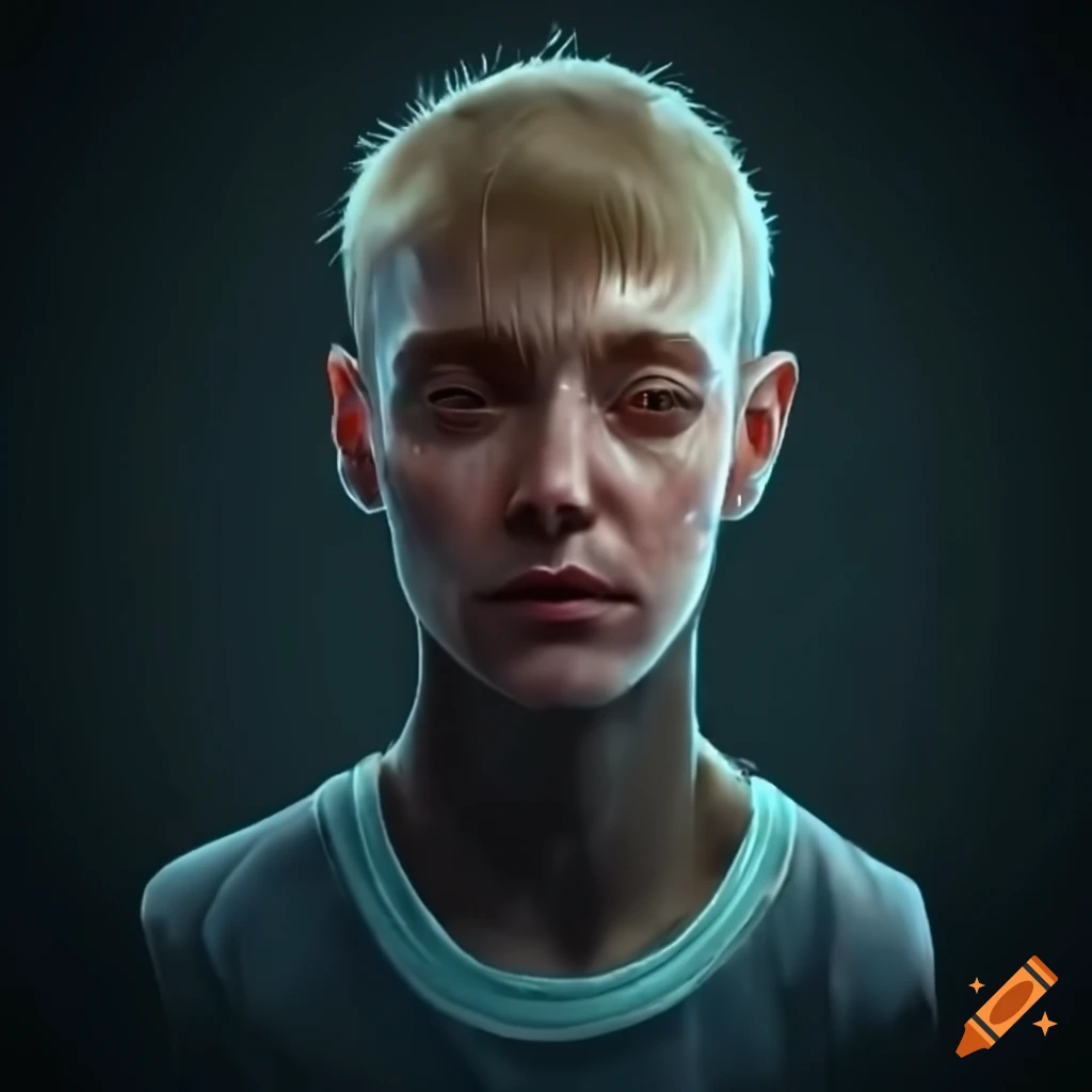 Portrait of janek, a polish computer gamer