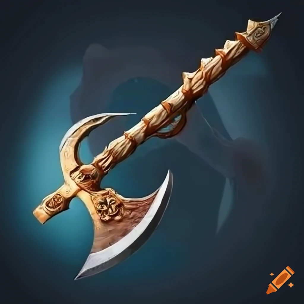 Mythic axe illustration
