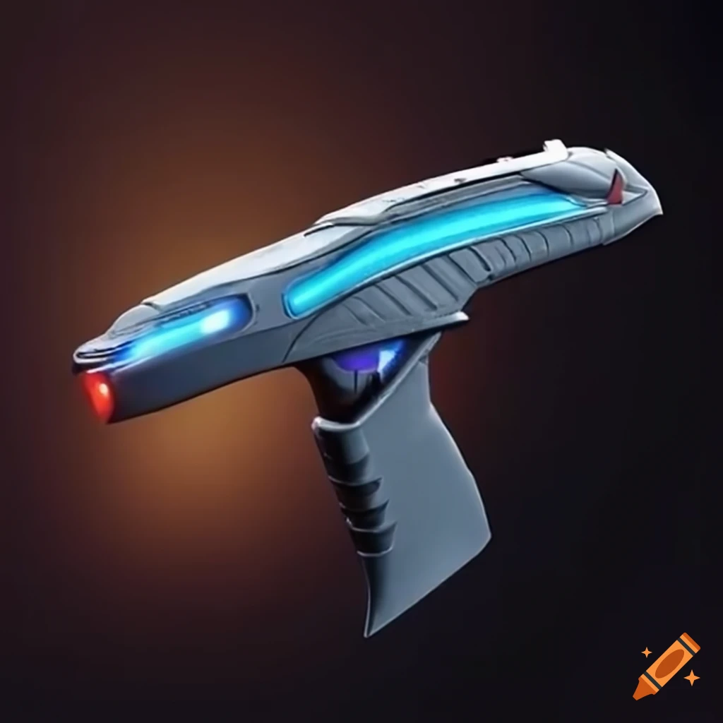 Phaser weapon from star trek on Craiyon