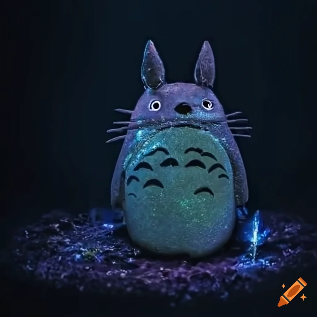 Totoro-themed hot air balloon on Craiyon