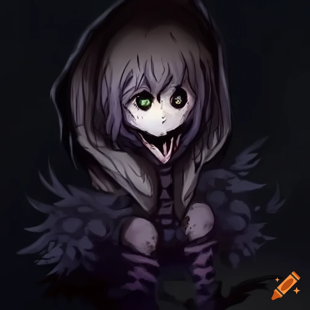 Illustration of wilfre from drawn to life covered in dark silt