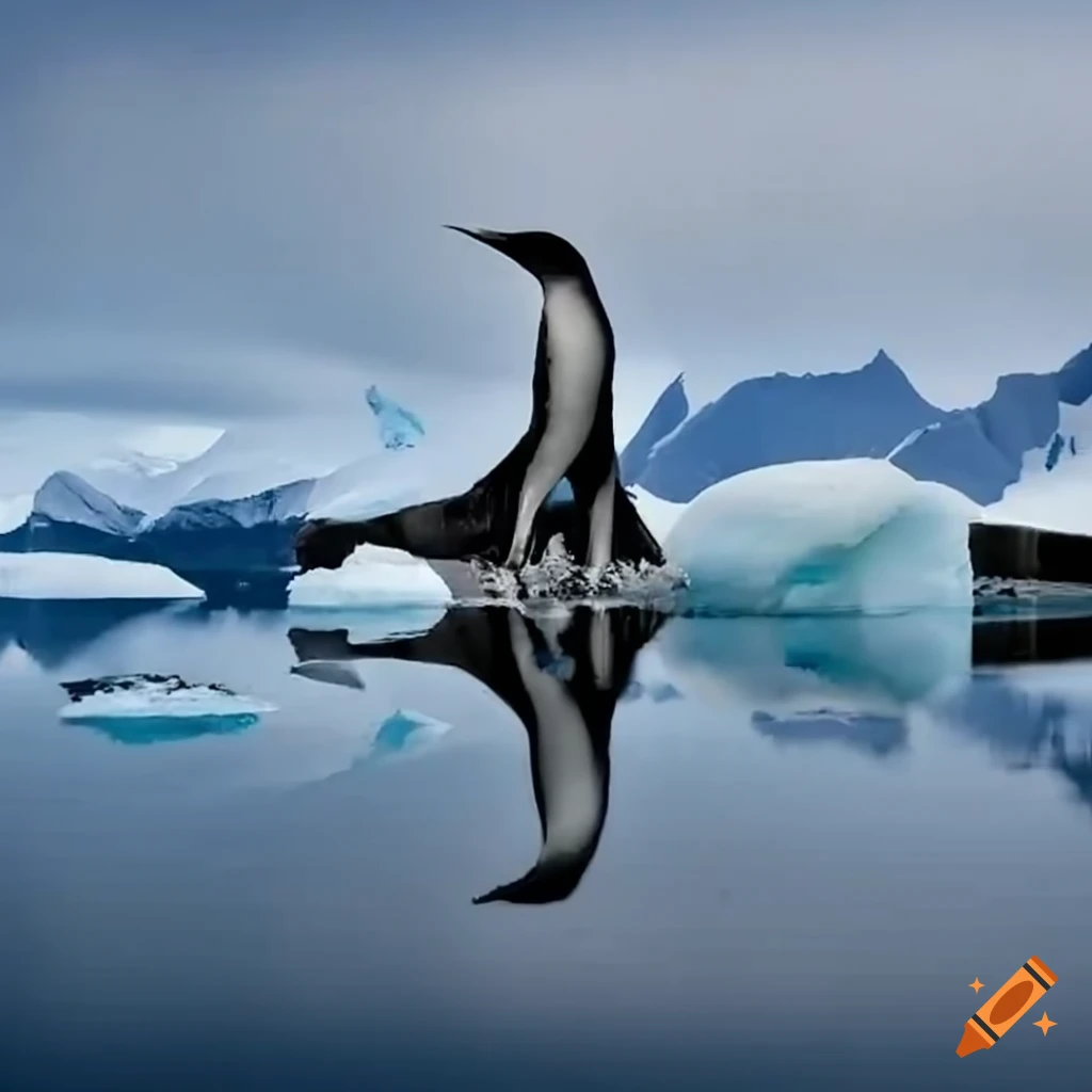 Penguins around a bonfire in the desert on Craiyon
