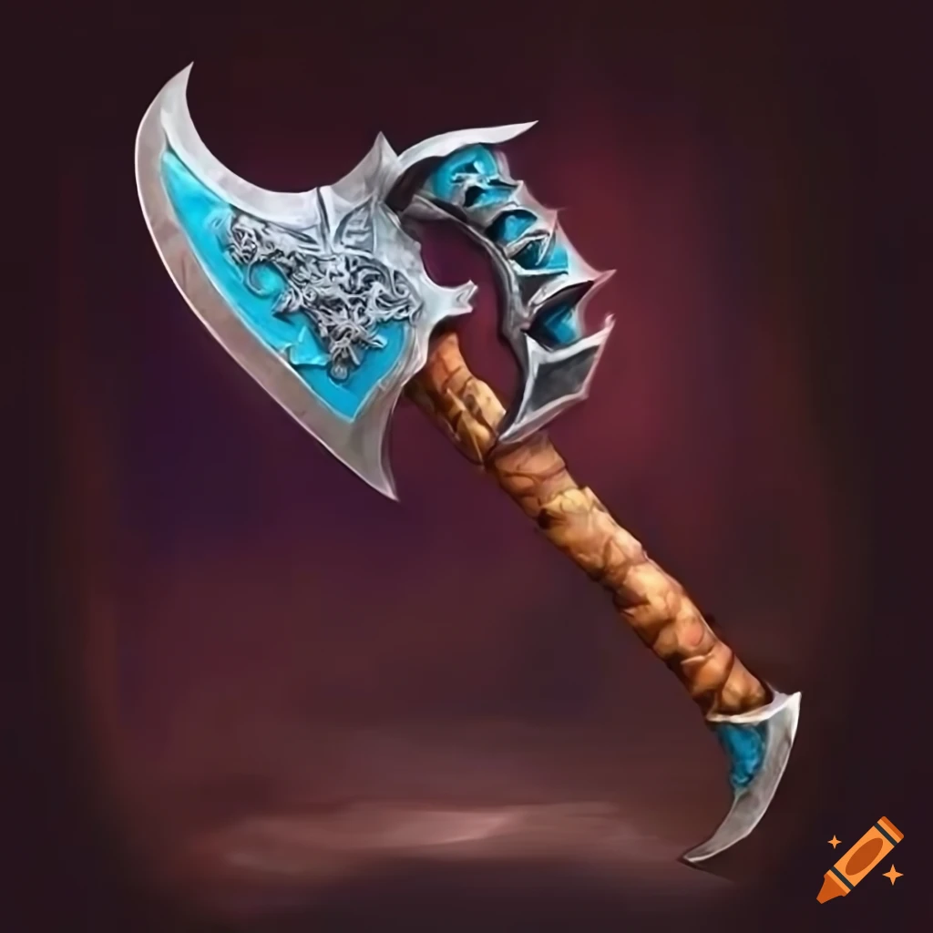 Big axe weapon for dnd (dungeons and dragons) on Craiyon