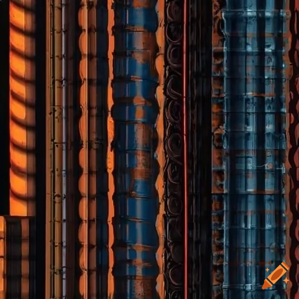 Industrial pattern design on Craiyon