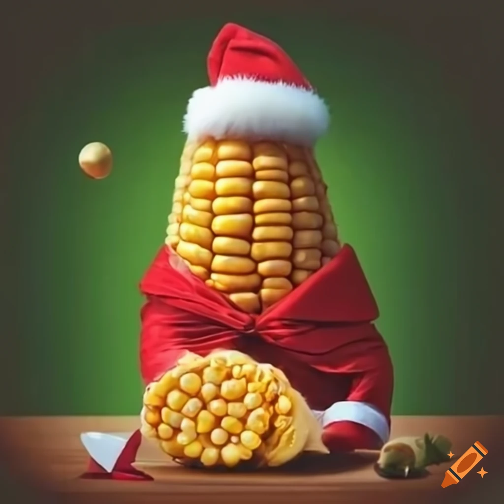 Festive christmas corn on Craiyon