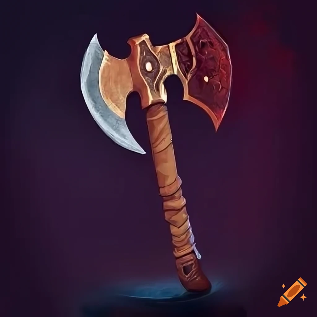 Image of an arcane axe