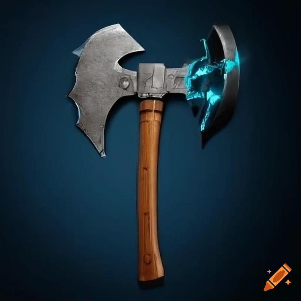 Mechanical steam axe on Craiyon