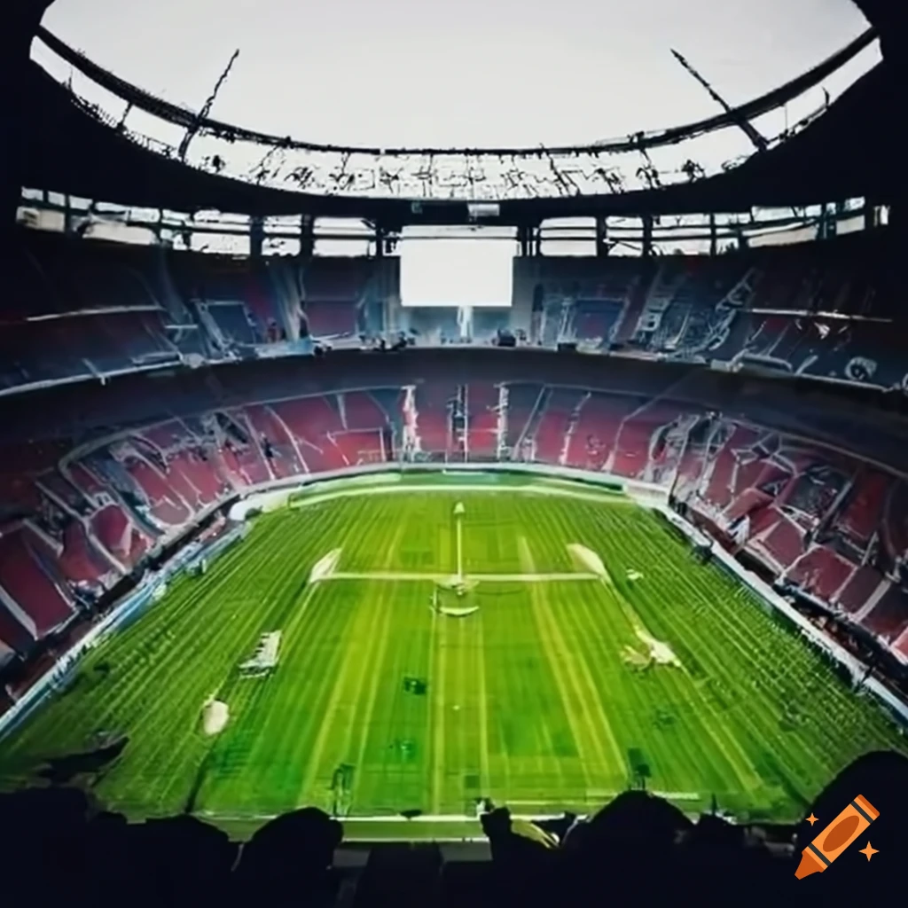 A view of a stadium on Craiyon