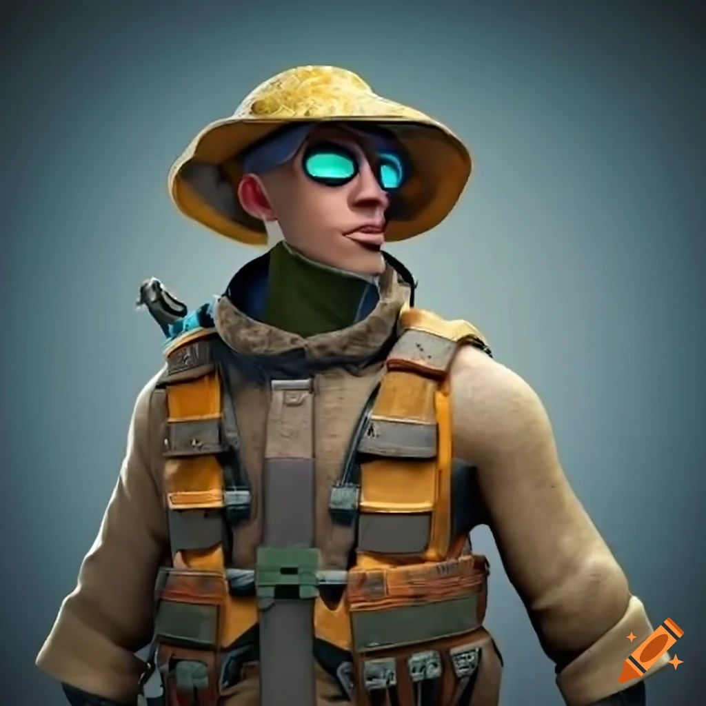 Image of an explorer ready for adventure