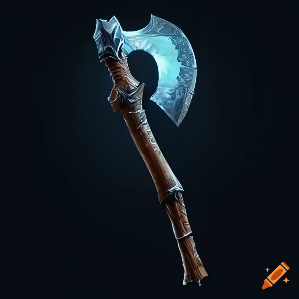 Magic axe on Craiyon