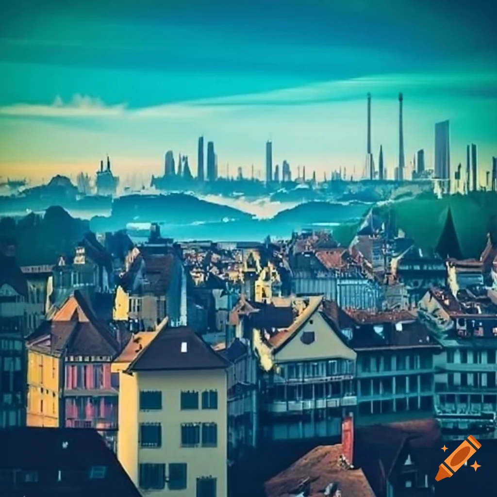 Landscape of renewable energy and pollution in switzerland