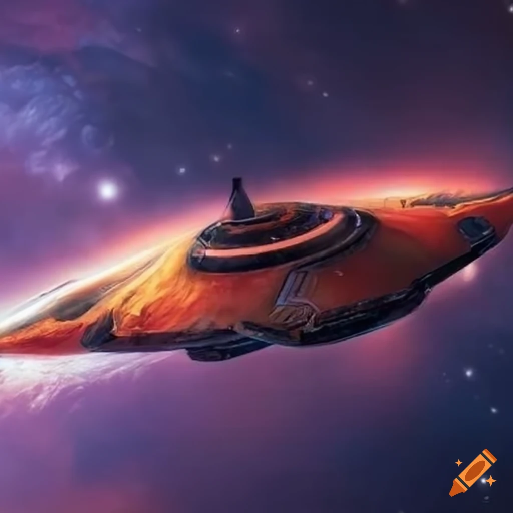 Spaceship In The Shape Of A Hotplate