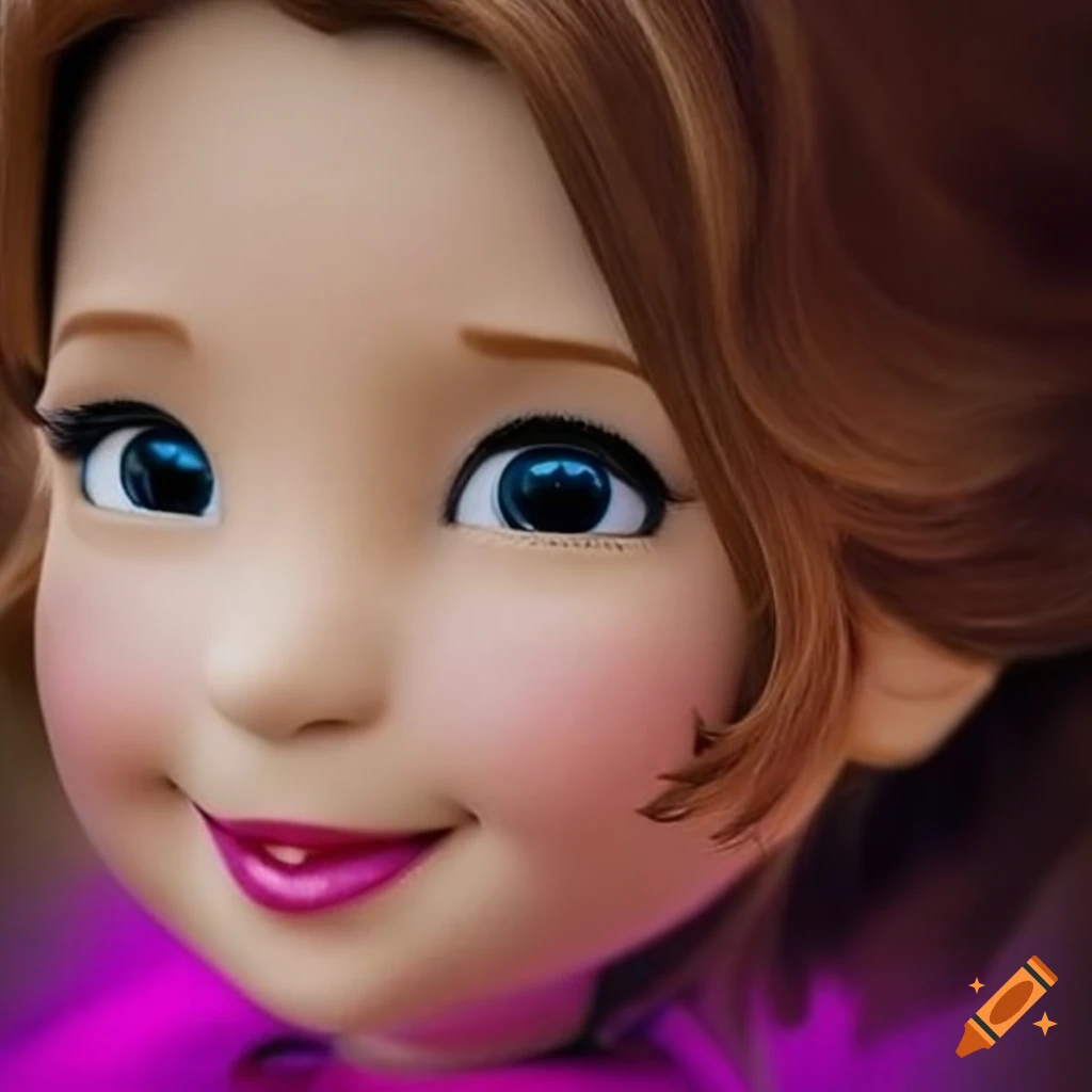 Realistic portrait of sofia the first