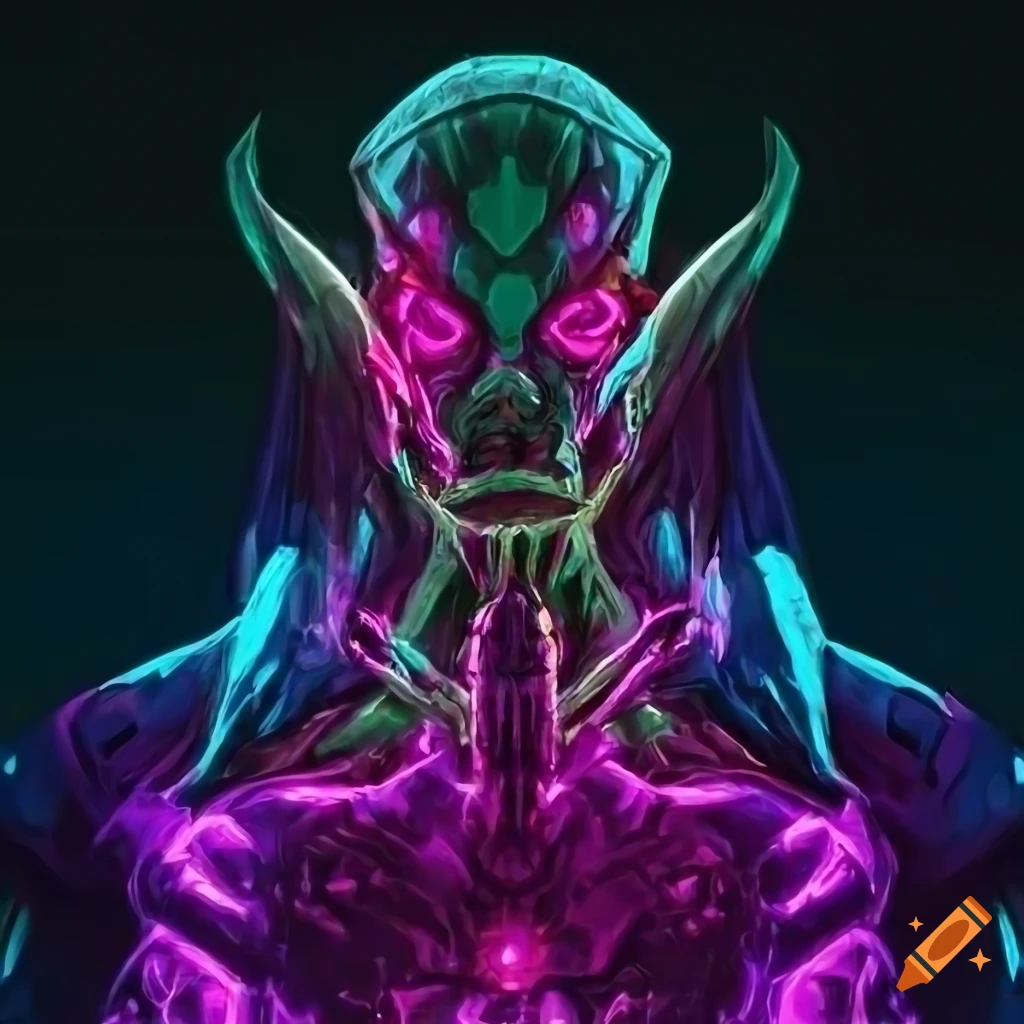 Neon art of annihilus