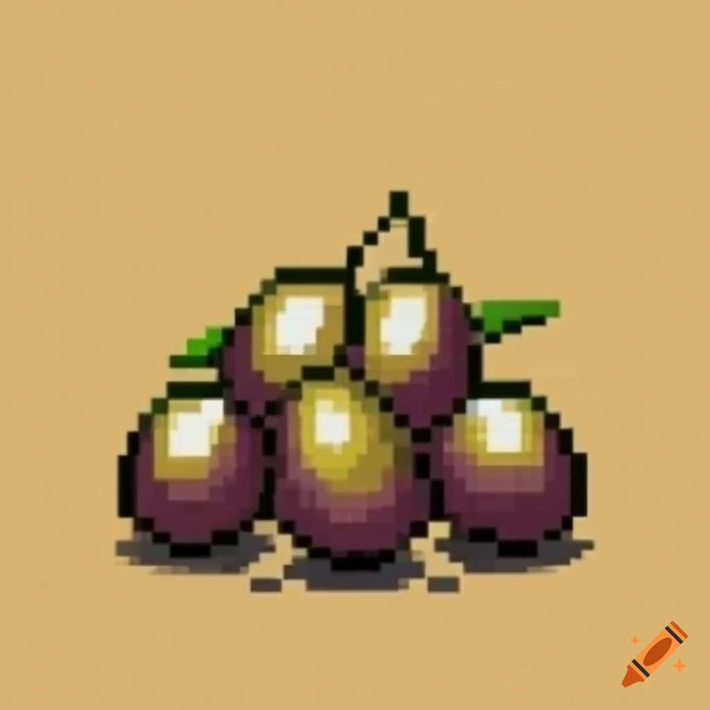 Pixel art of canned food on Craiyon