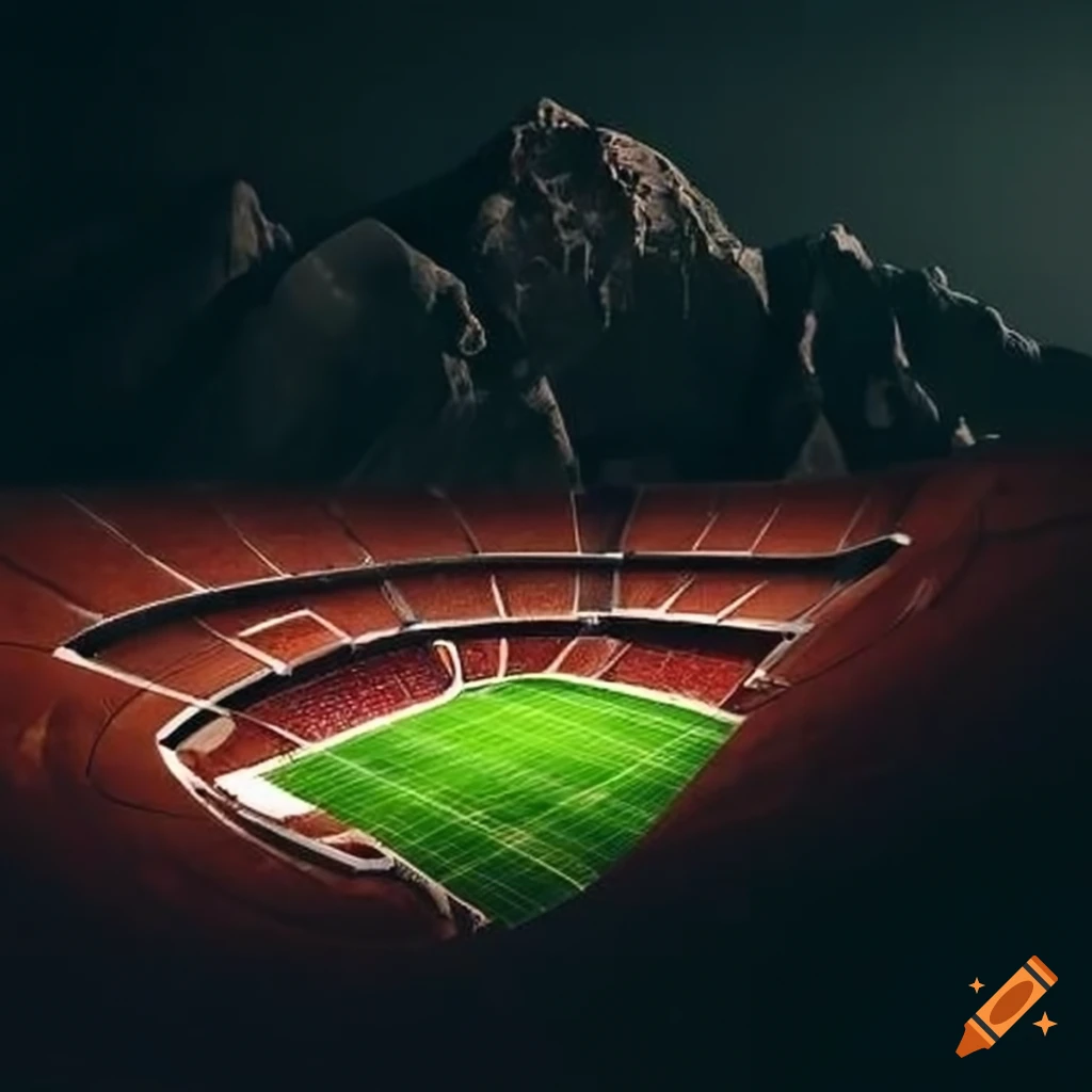 Real salt lake soccer stadium next to salt lake temple on Craiyon