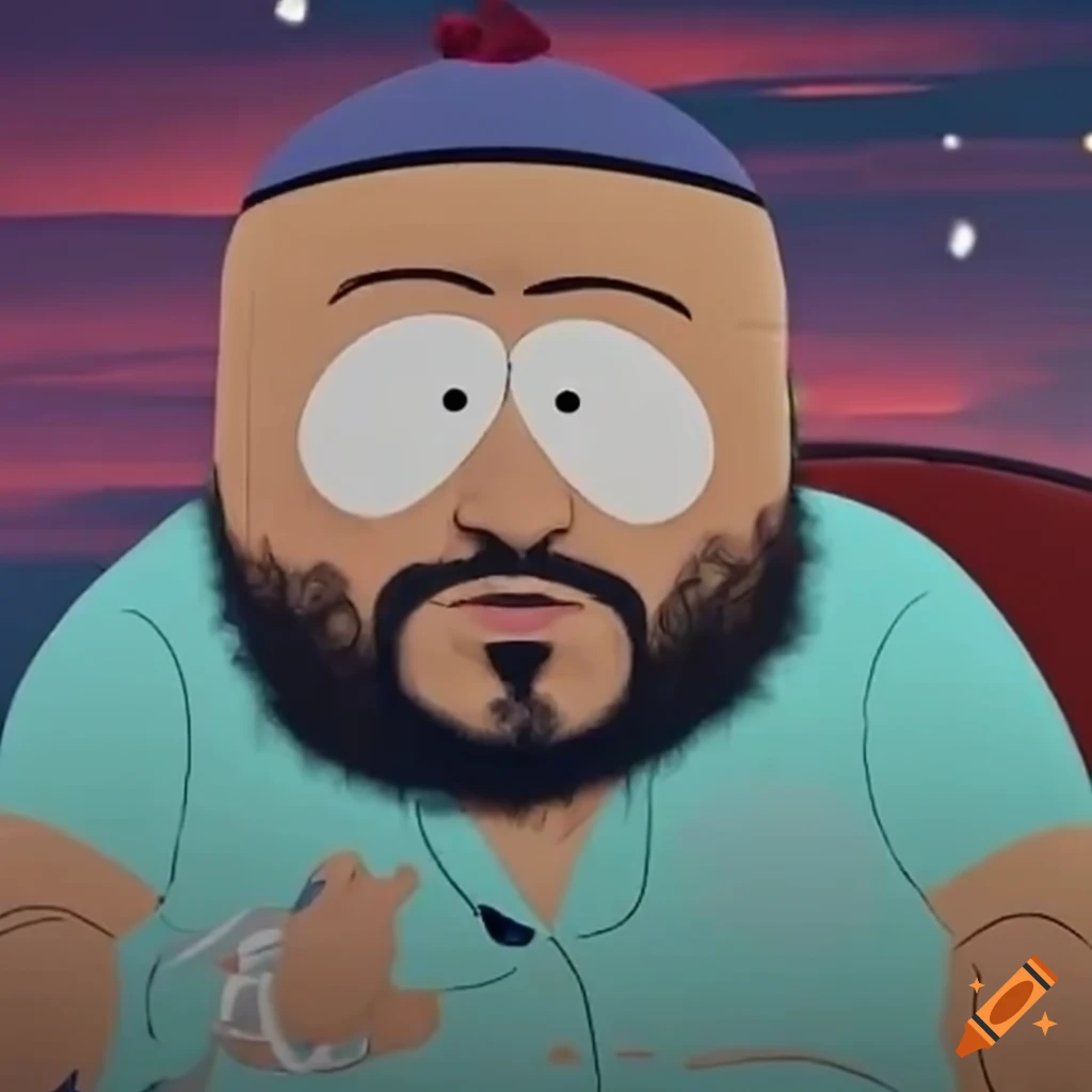 Dj khaled in south park style