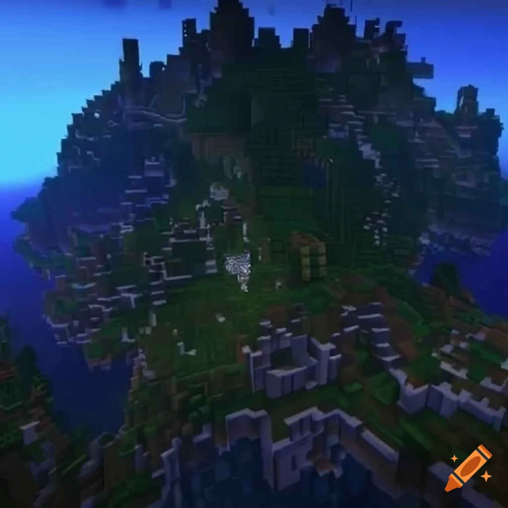 Minecraft logo on Craiyon