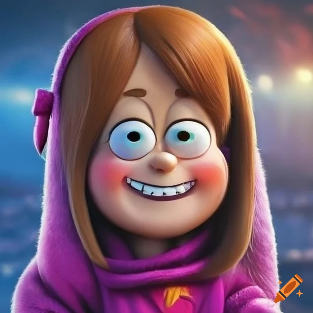 Realistic portrait of mabel pines