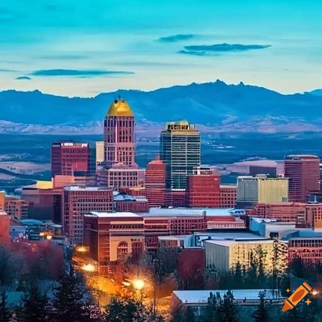 Panoramic view of a united community in boise, idaho