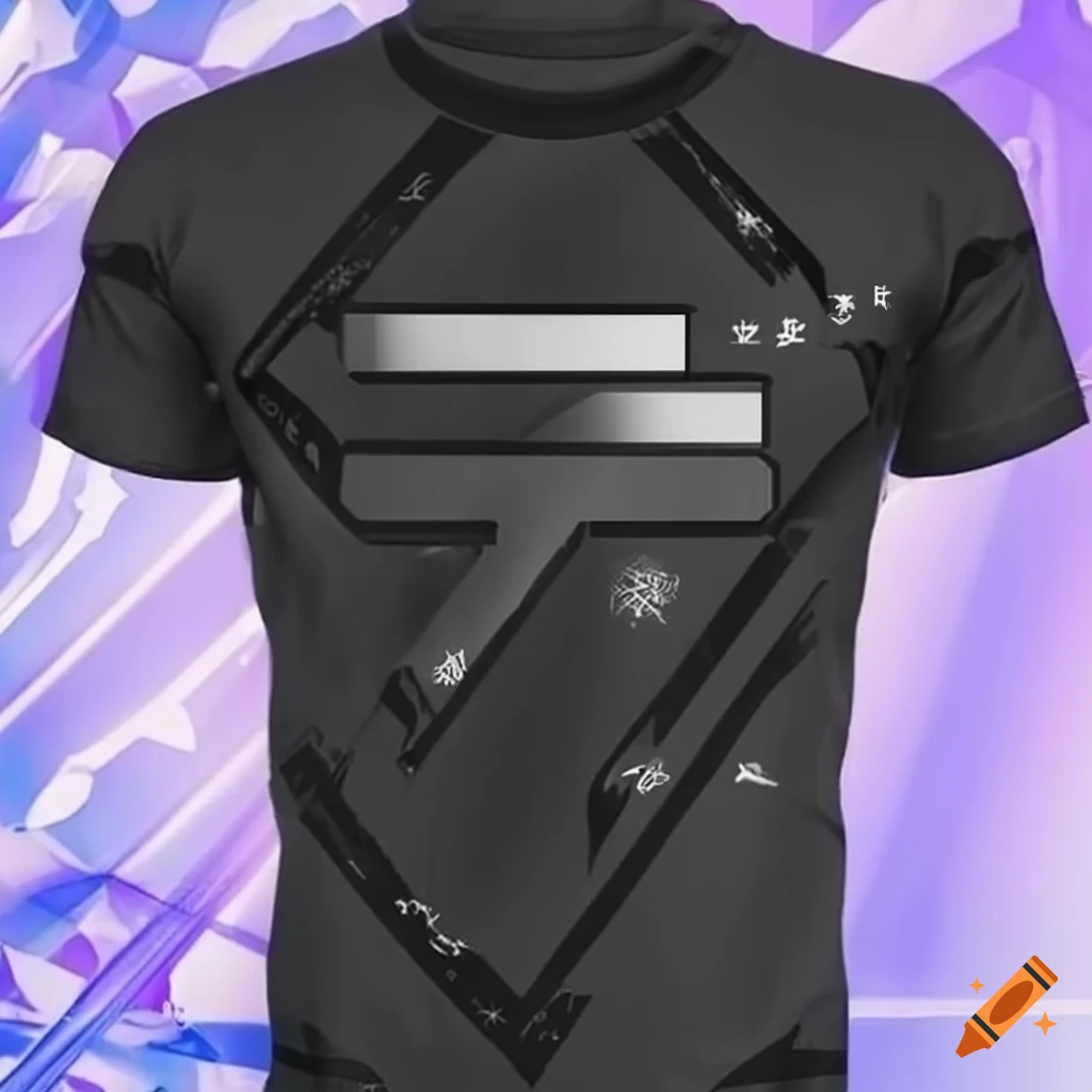 Futuristic t-shirt design with flipkart colors and rupee symbol