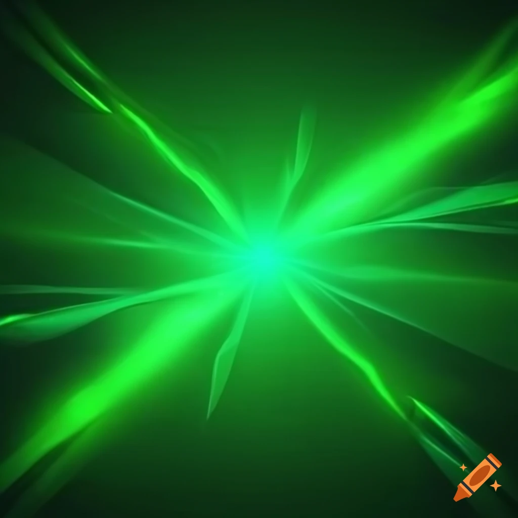 Green flash background on Craiyon