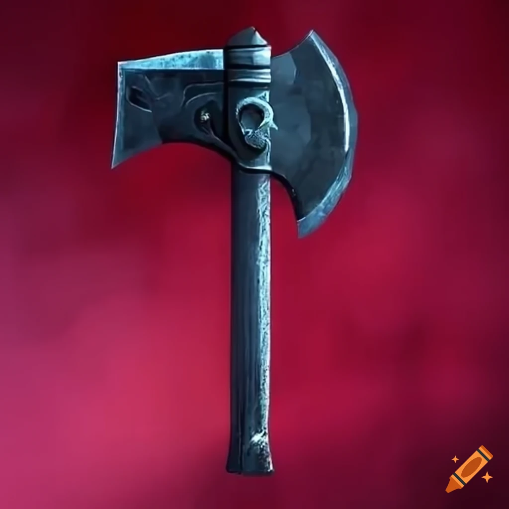 Mechanical steampunk axe