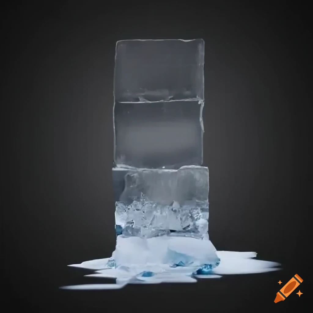 Tornado inside ice cube on Craiyon