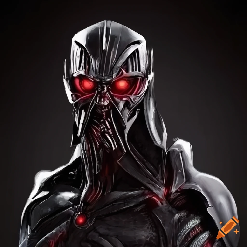 Crossover image of Ultron, Darth Vader, and Shredder on Craiyon