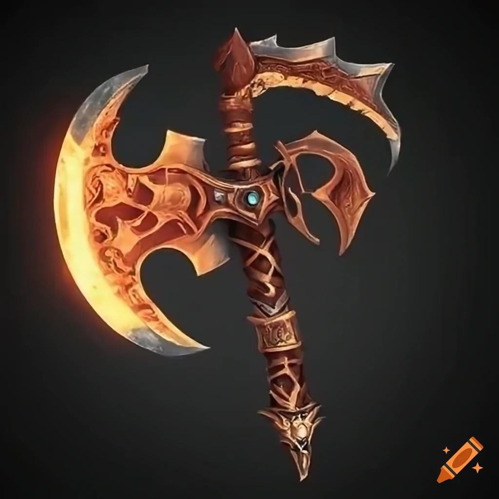Stylish mythical axe