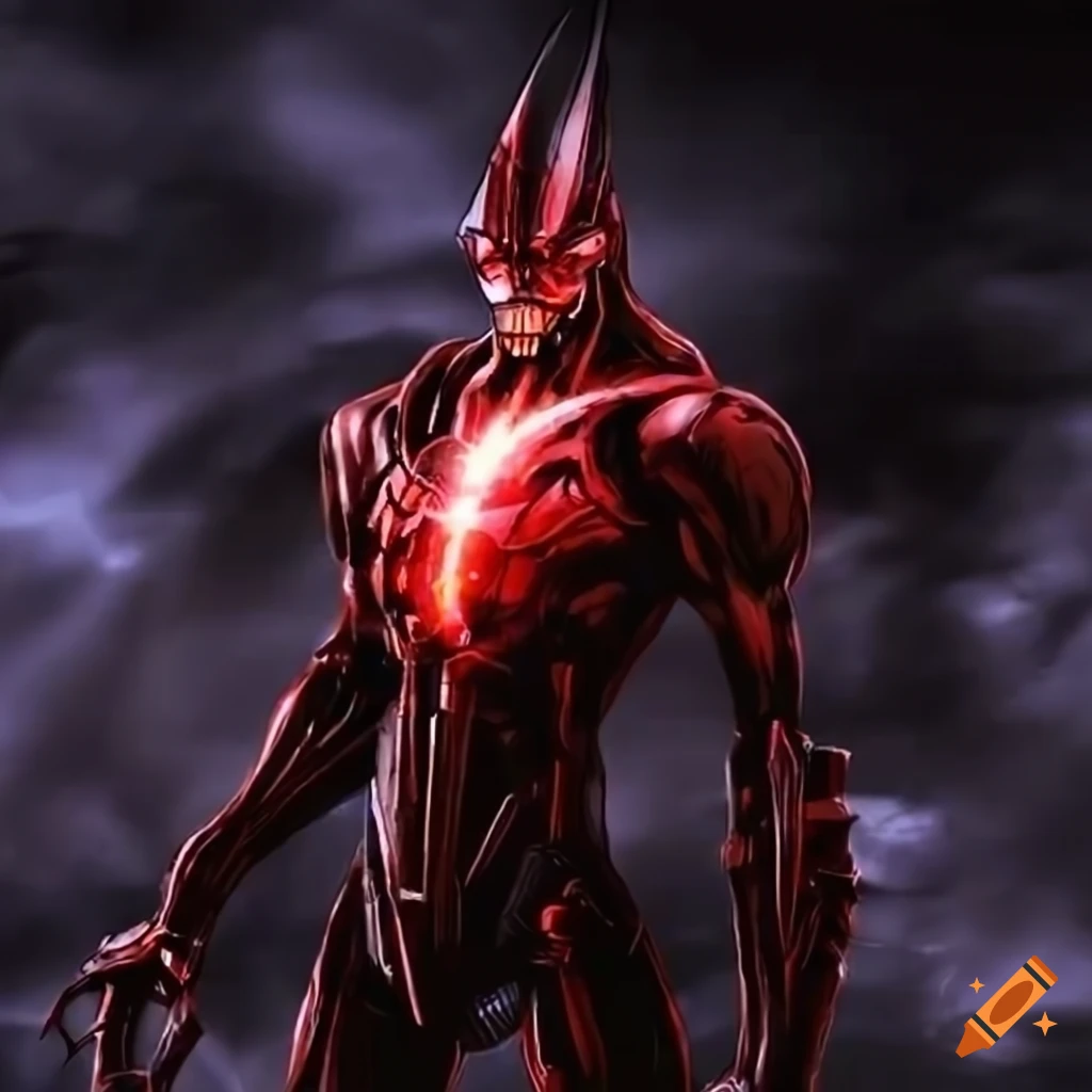 Ultron and trigon comic characters on Craiyon