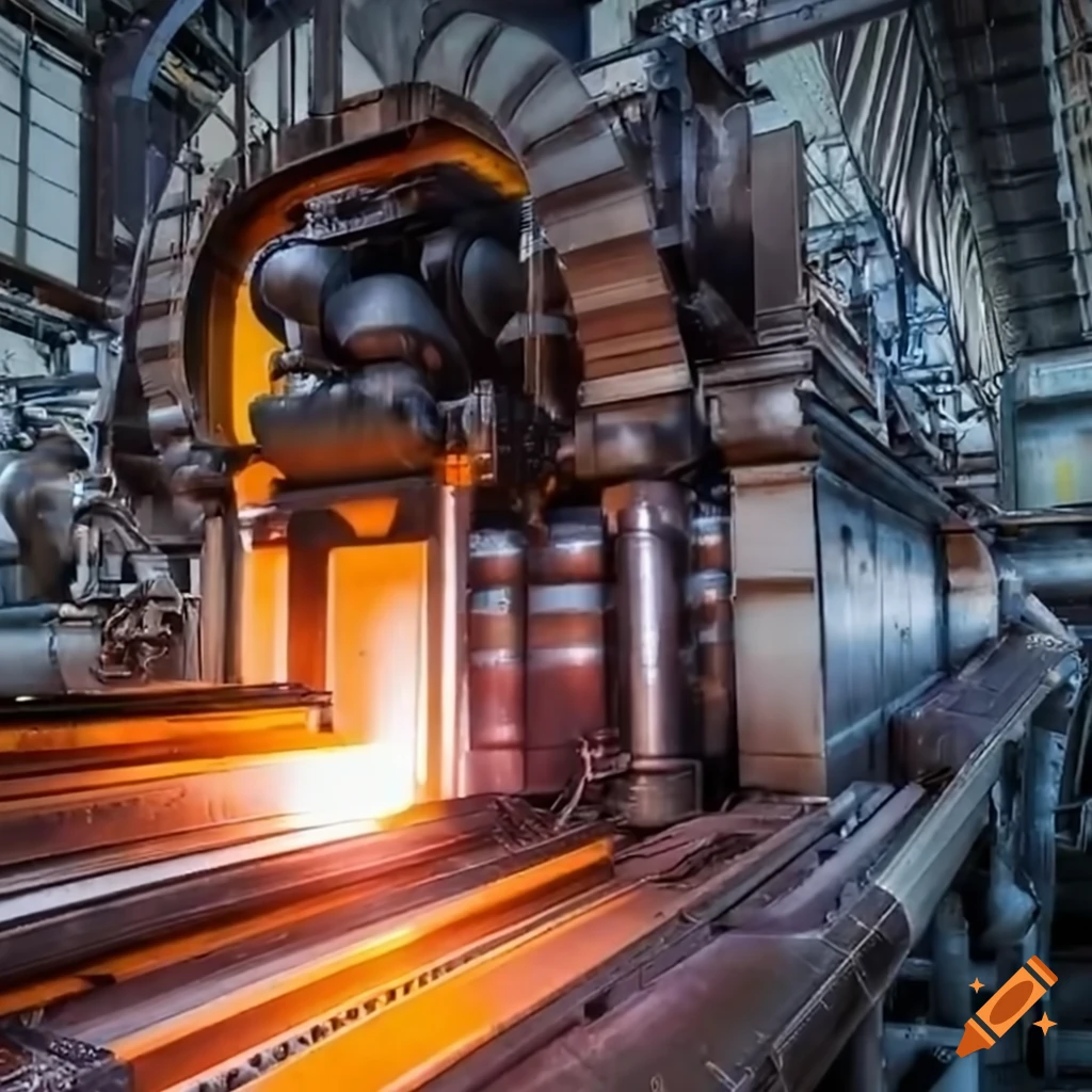 Cold rolling mill in operation on Craiyon