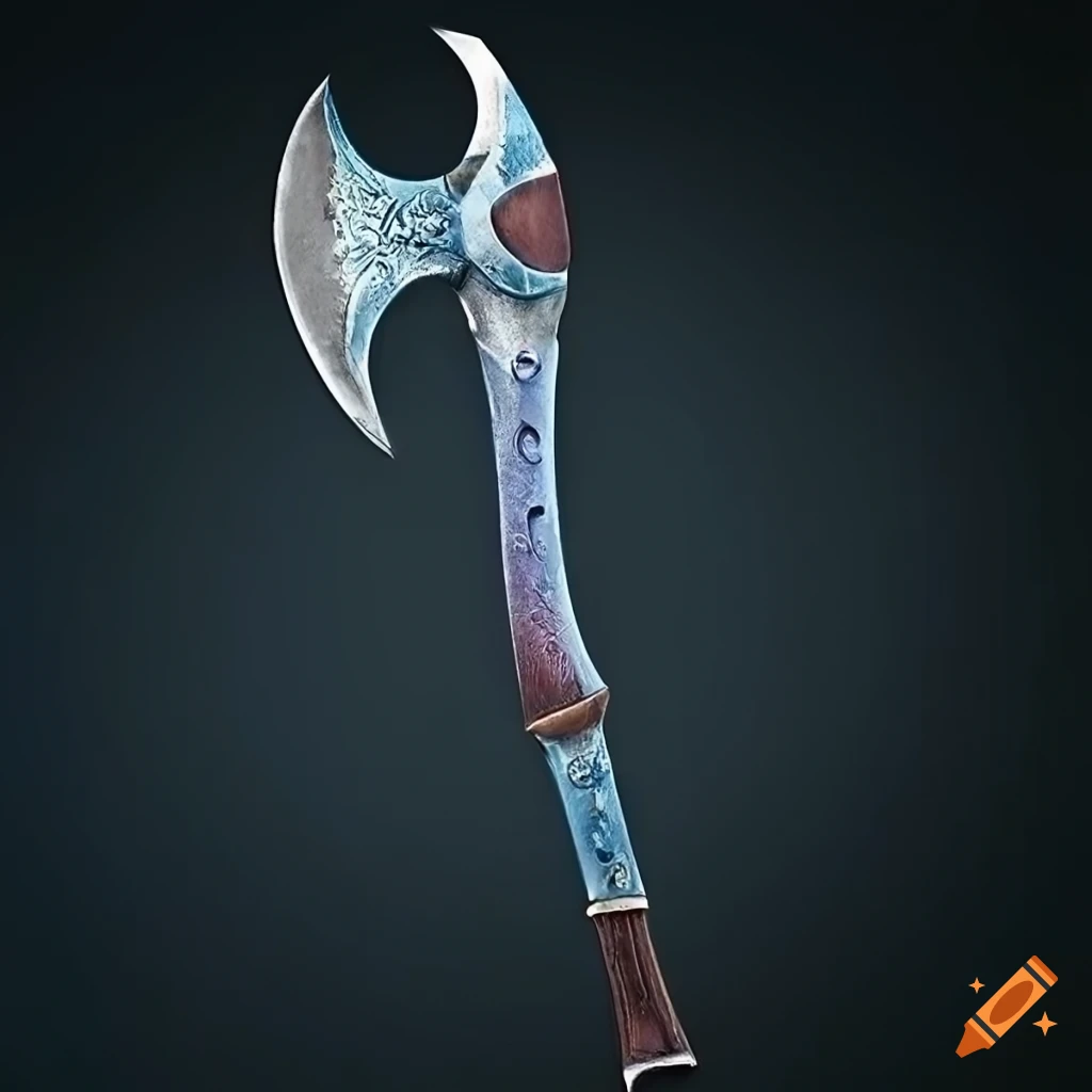 Mythic axe on Craiyon