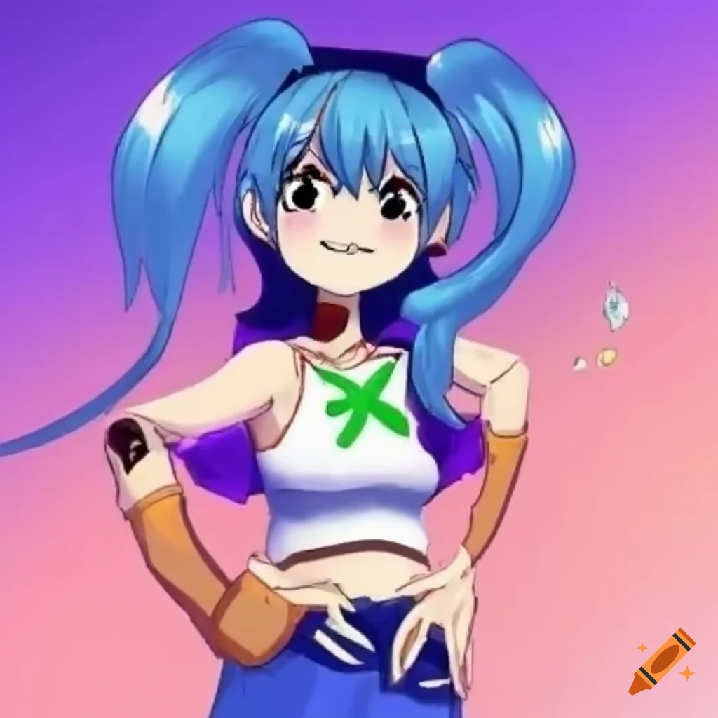 Waifu oc in a game published by humongous entertainment on Craiyon