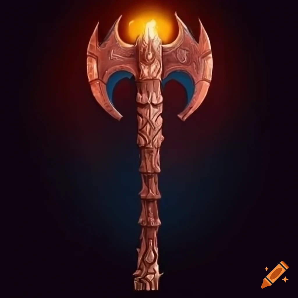 Image of a mythical axe