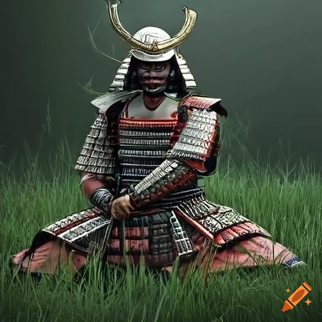 Samurai robot in japanese style on Craiyon