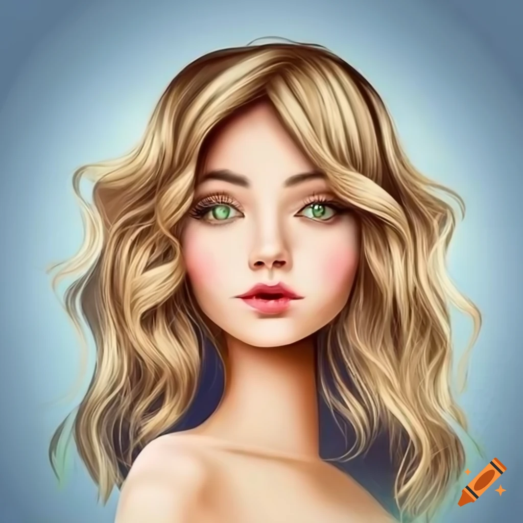 Winter-themed profile picture of a blond girl with short wavy hair and ...