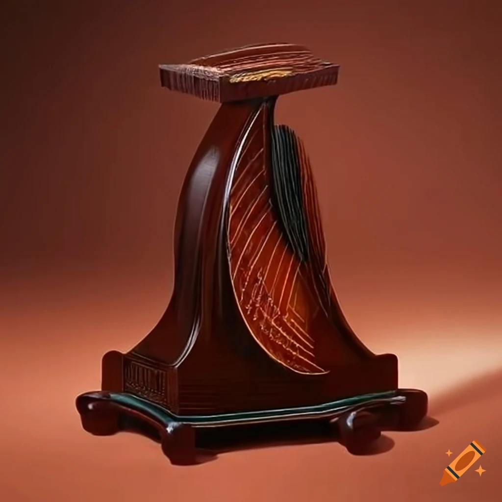 Elegant stand for guzheng instrument
