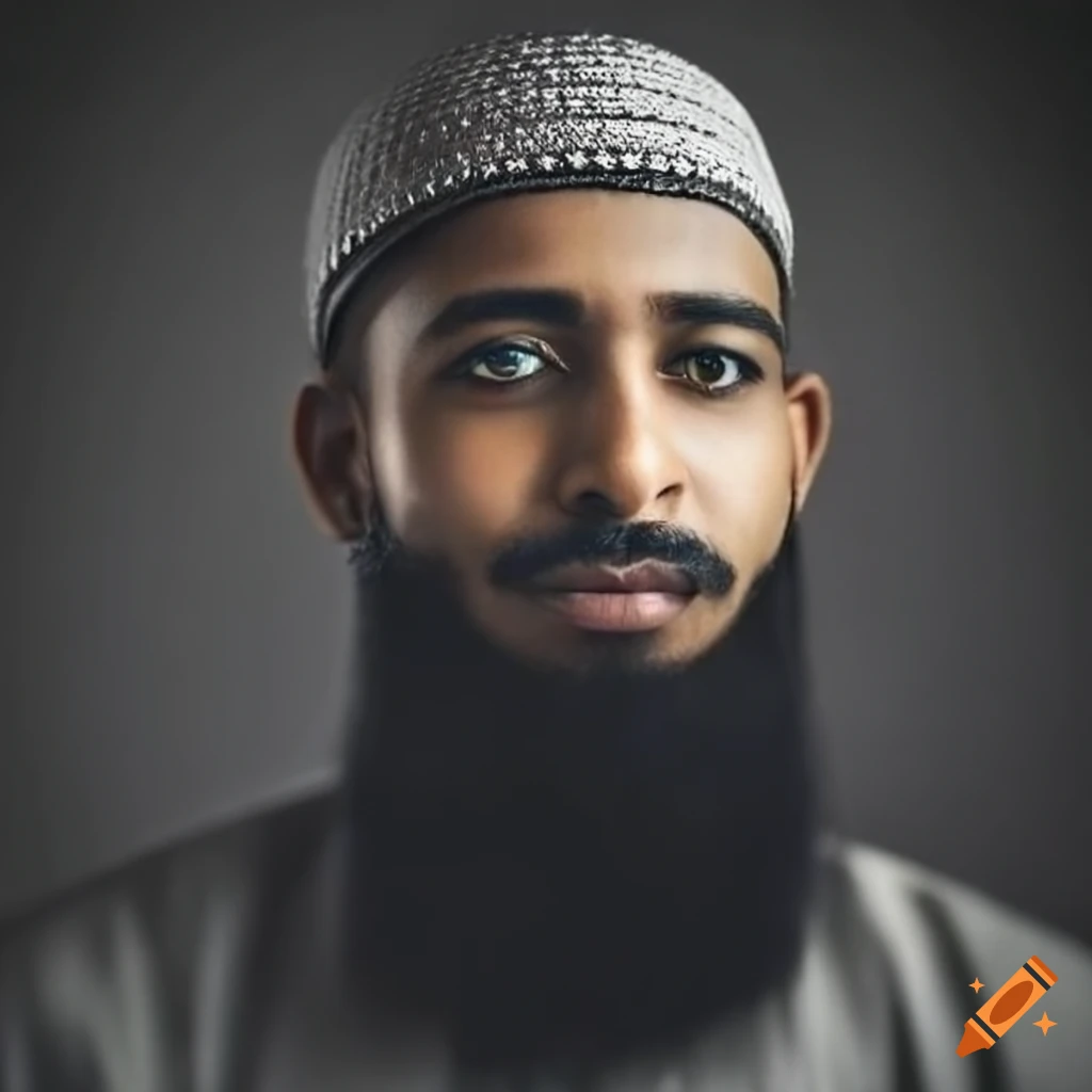 Portrait of a man with a beard