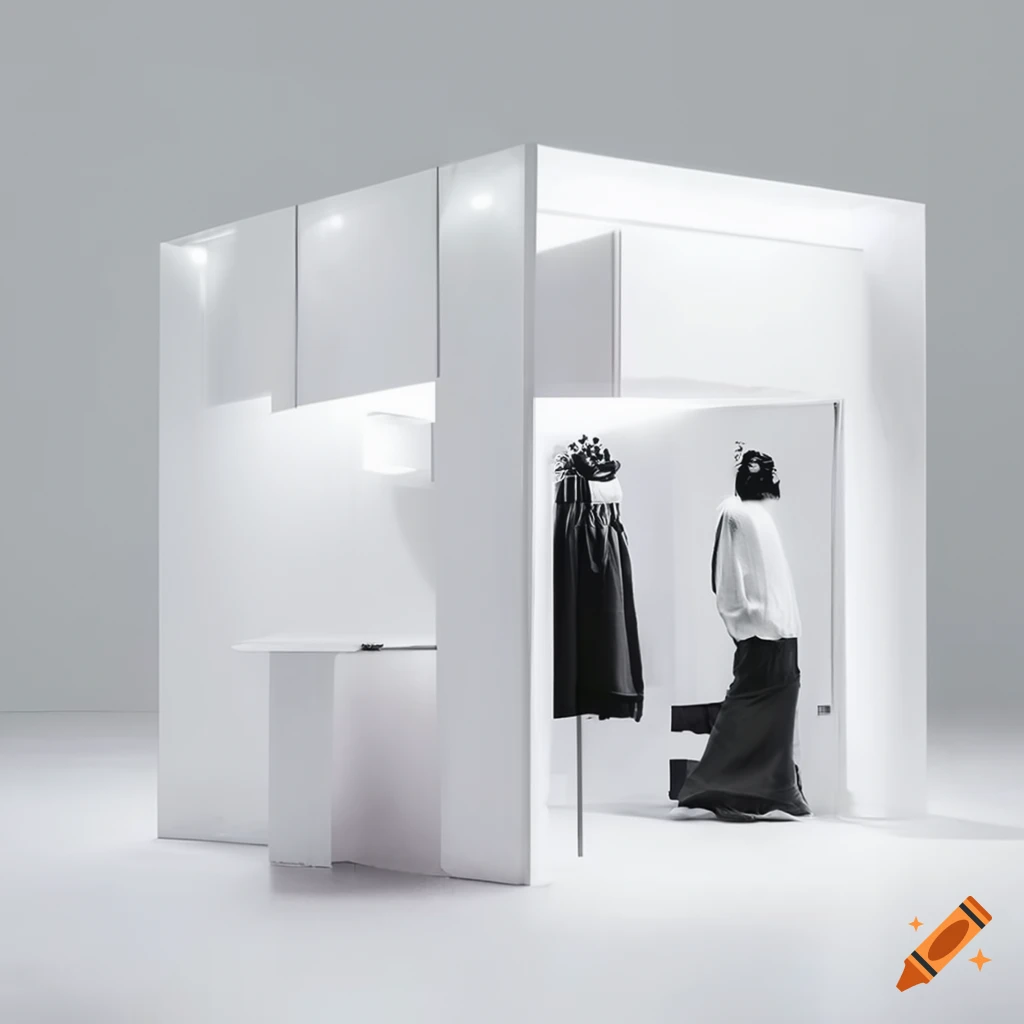 Elegant celine store display with modern design and blue marble accents ...